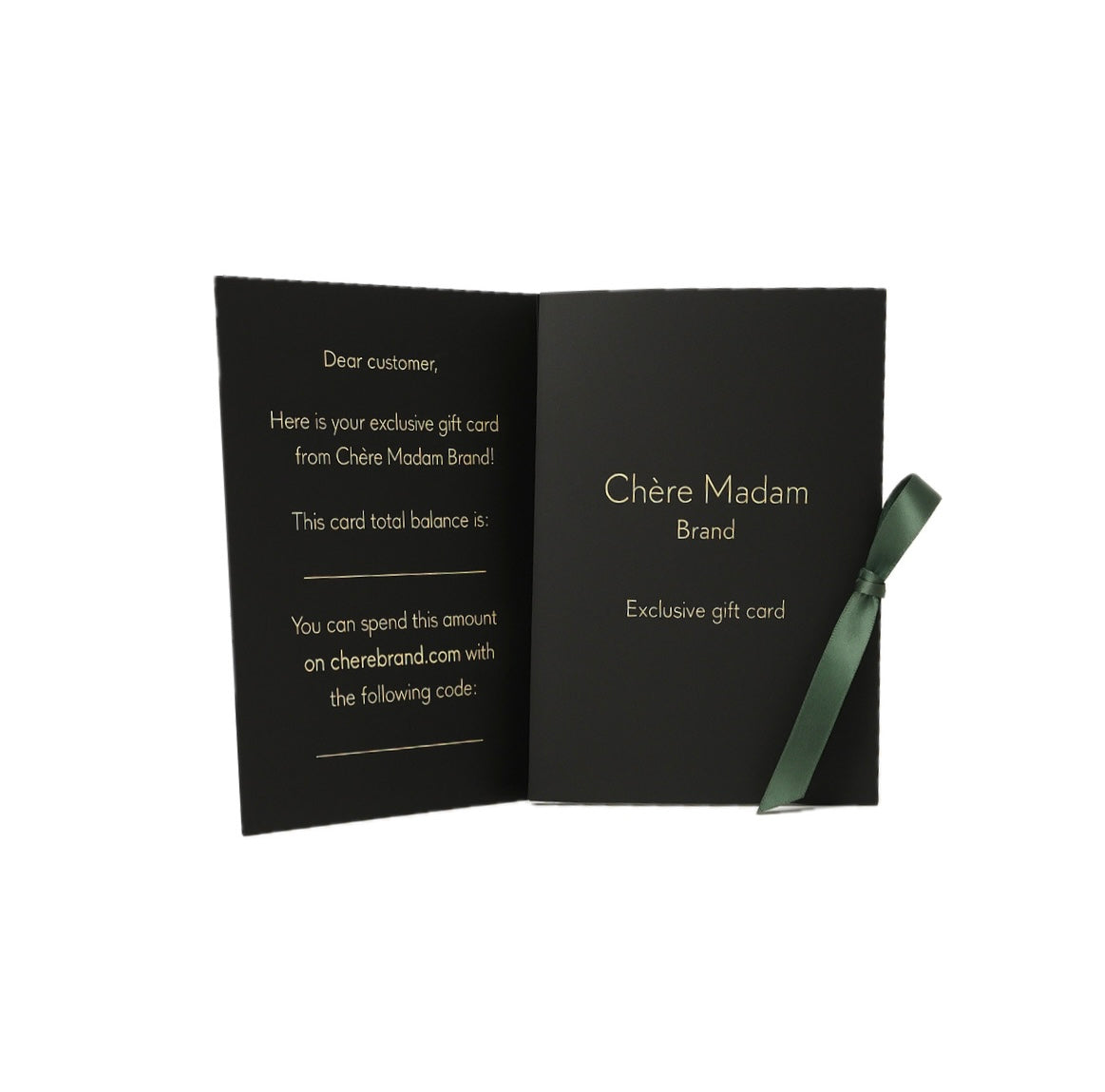 Physical gift voucher